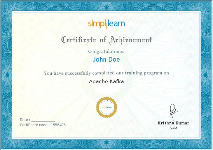 Apache Kafka Online Certification Training Course Apache Kafka Online Certification Training Course