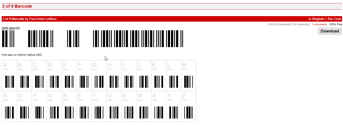 Generate Barcode in Excel: Barcode Font for Excel (With Formula ...