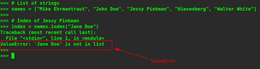 Indexing In Python Woodhunger