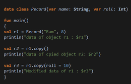 Kotlin Data Class Requirements Functions With Example Simplilearn