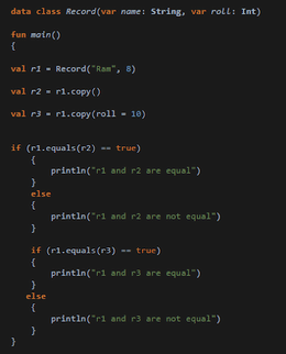 Kotlin Data Class Requirements Functions With Example Simplilearn