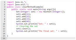Set In Java The Methods And Operations You Can Perform