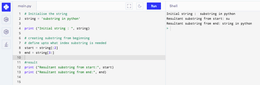 Getting Substring In Python