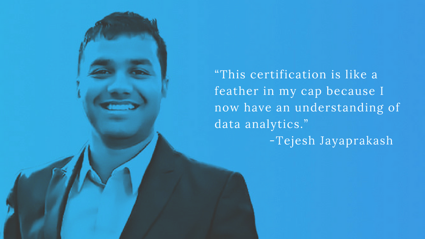 Aluno em destaque: Tejesh Jayaprakash toma a iniciativa e transforma ...