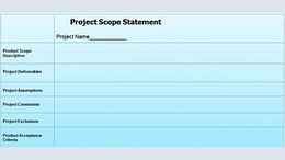 How To Write A Project Scope Statement 
