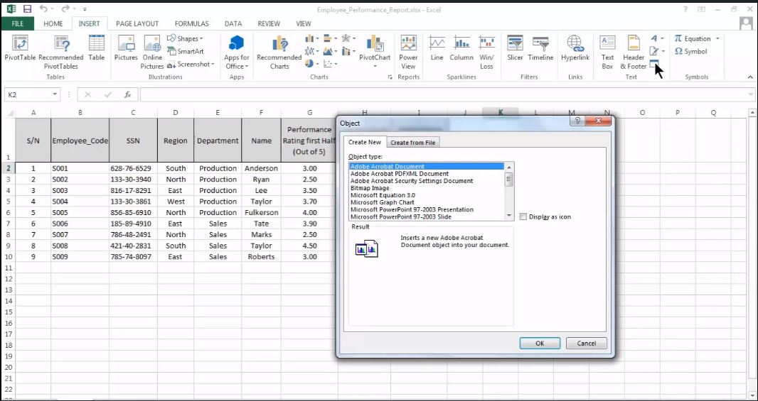 Create Charts And Objects In Excel 2013 Tutorial Simplilearn 