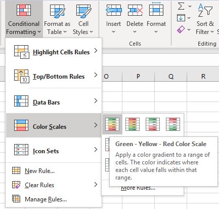 An Introduction To Excel Conditional Formatting