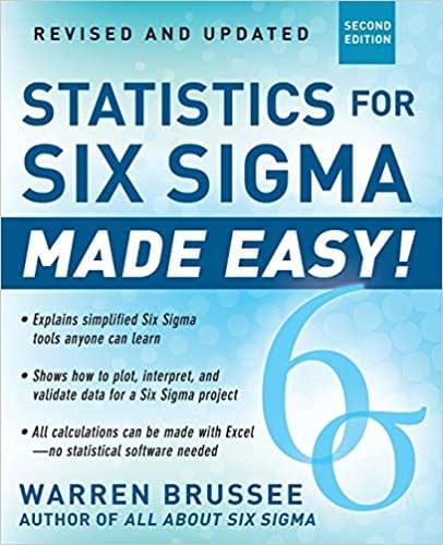 8 Books to read for a Six Sigma Certification