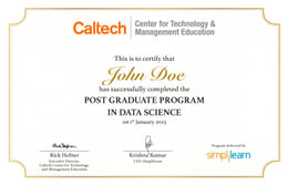Best Data Science Course Online Data Science Certification From Caltech