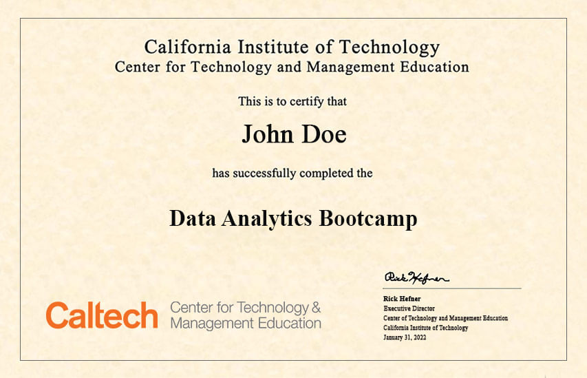 Online Data Analytics Bootcamp [Live Gen AI classes]