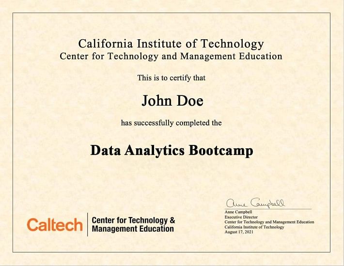 Best Data Analytics Bootcamp Online 2023 - Caltech Best Data Analytics Bootcamp Online 2023 - Caltech