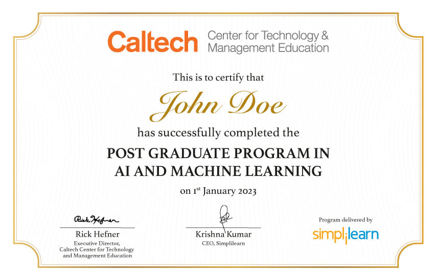 Artificial Intelligence Course [2024] | Online AI Certification Training