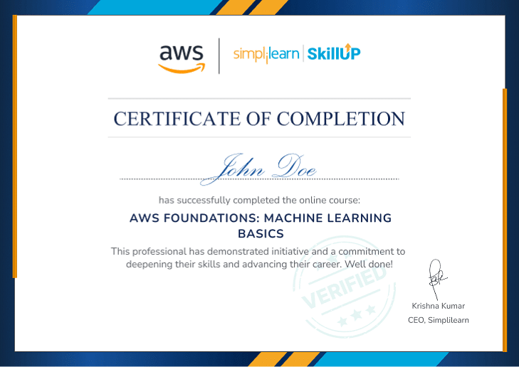 AWS Foundations: Machine Learning Basics Course AWS Foundations: Machine Learning Basics Course