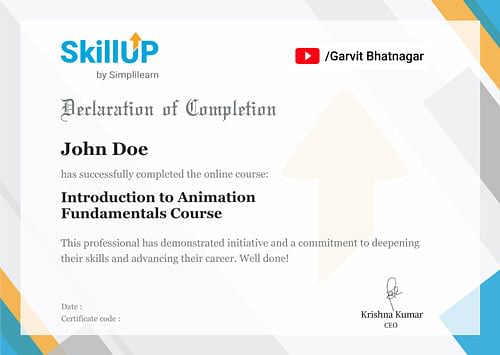 Free Animation Course| Animation Online Course for Beginners Free Animation Course| Animation Online Course for Beginners
