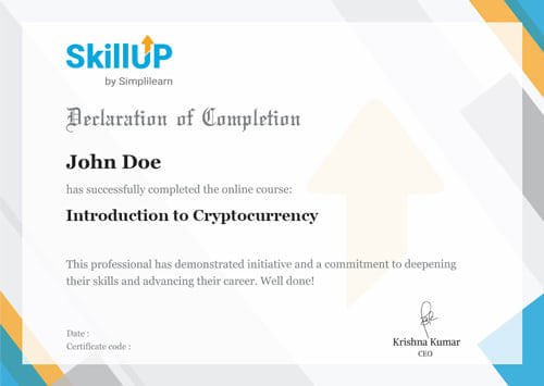 Free Cryptocurrency Course for Beginners | Simplilearn