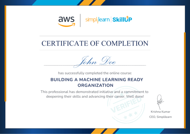 Free Machine Learning Ready Organization Course