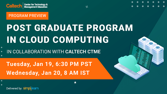 Program Preview: Post Graduate Program in Cloud Computing Program Preview: Post Graduate Program in Cloud Computing